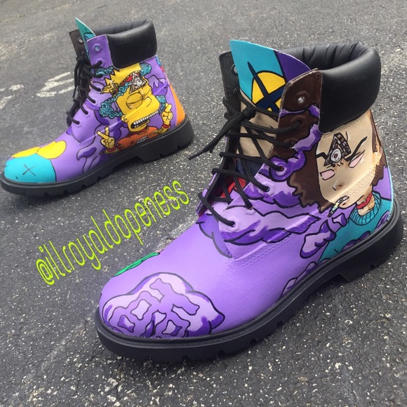 Timberland | Shoes | Rob Regis X Kaws Custom | Poshmark